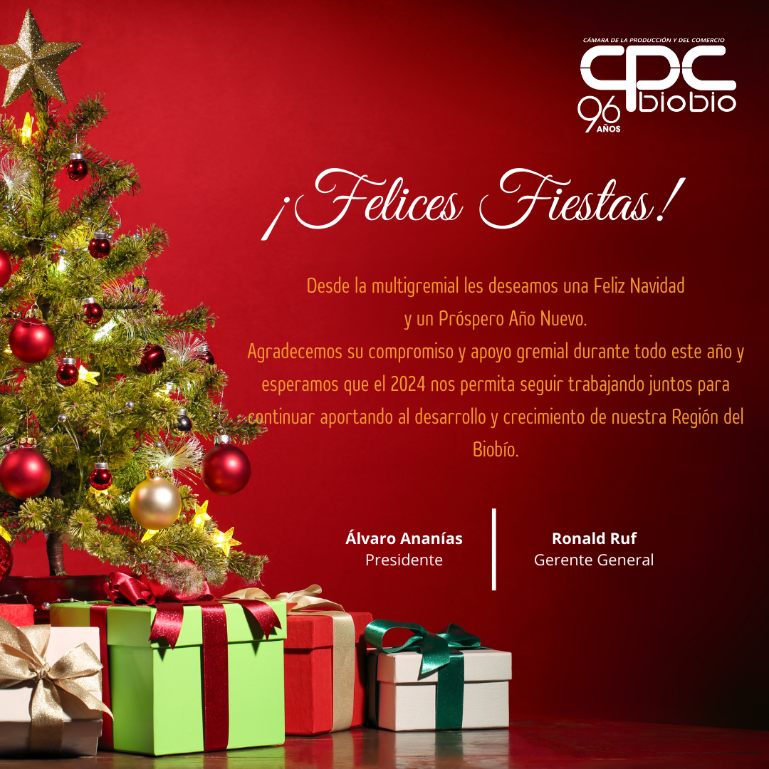 Feliz navidad y los mejores deseos para el 2024 – CPC Biobío